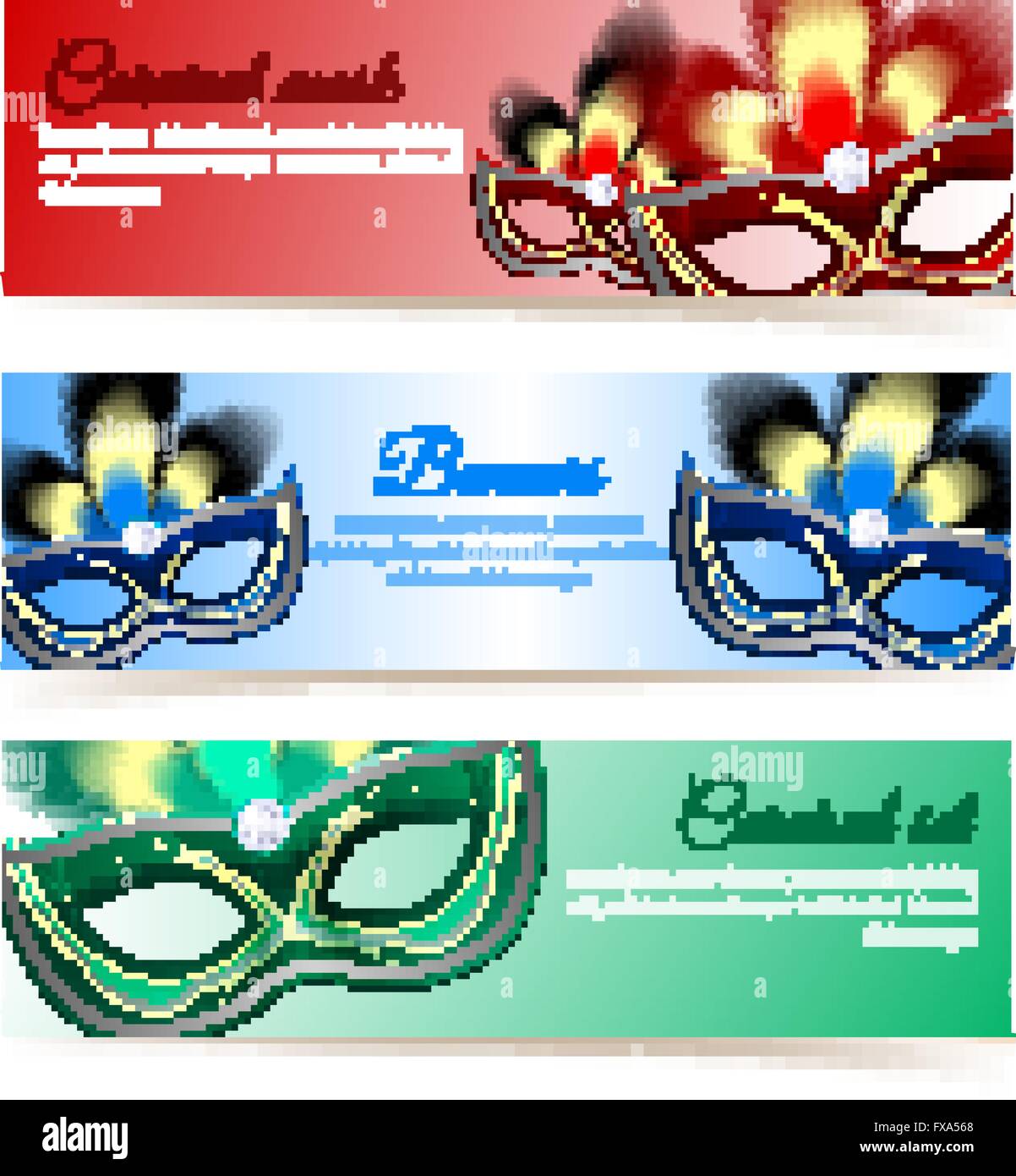 Venetian banners hi-res stock photography and images - Alamy