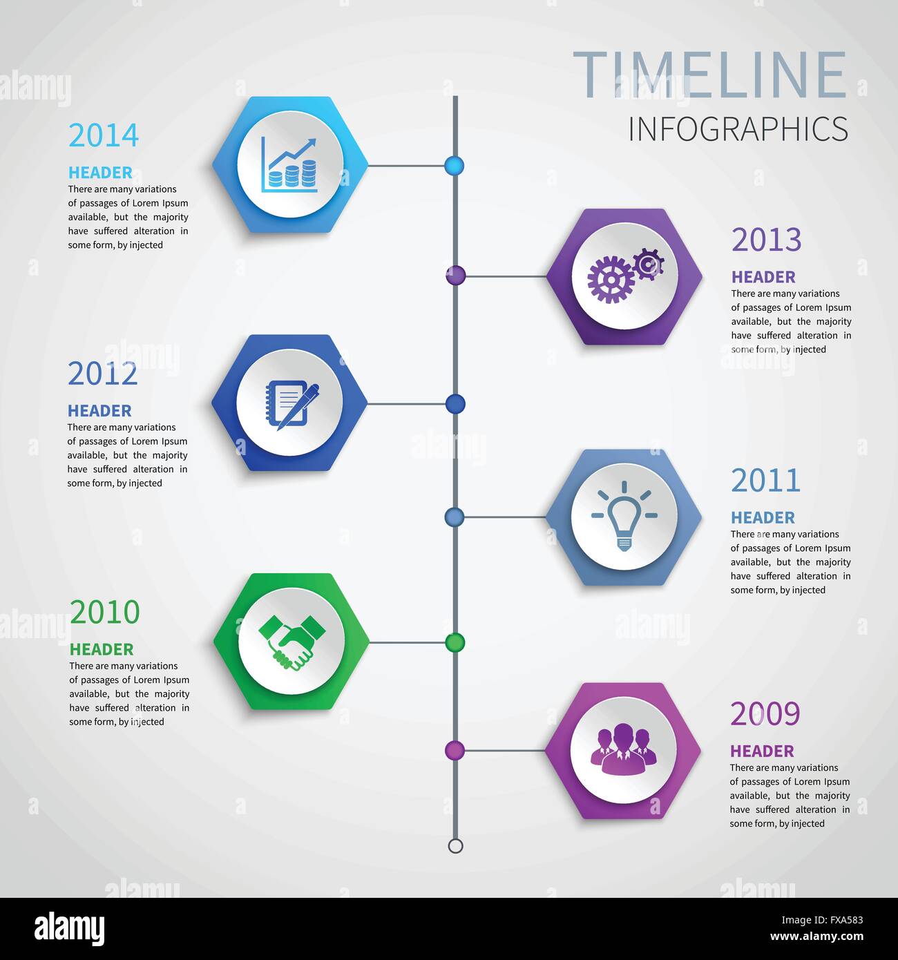 Paper timeline infographics Stock Vector Image & Art - Alamy