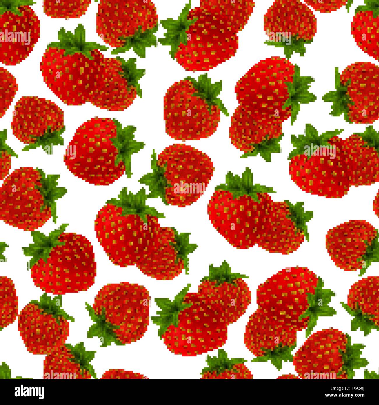 Strawberry seamless pattern Stock Vector Image & Art - Alamy