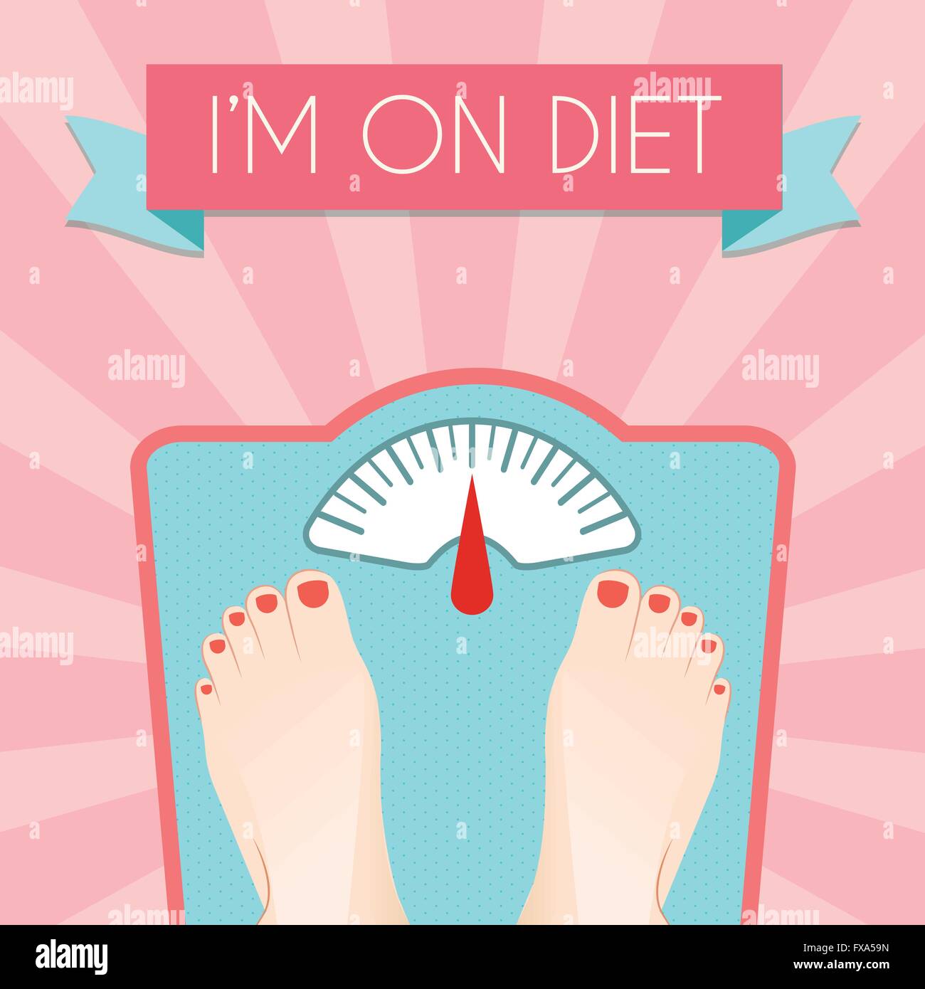 Healthy diet weight poster Stock Vector Image & Art - Alamy