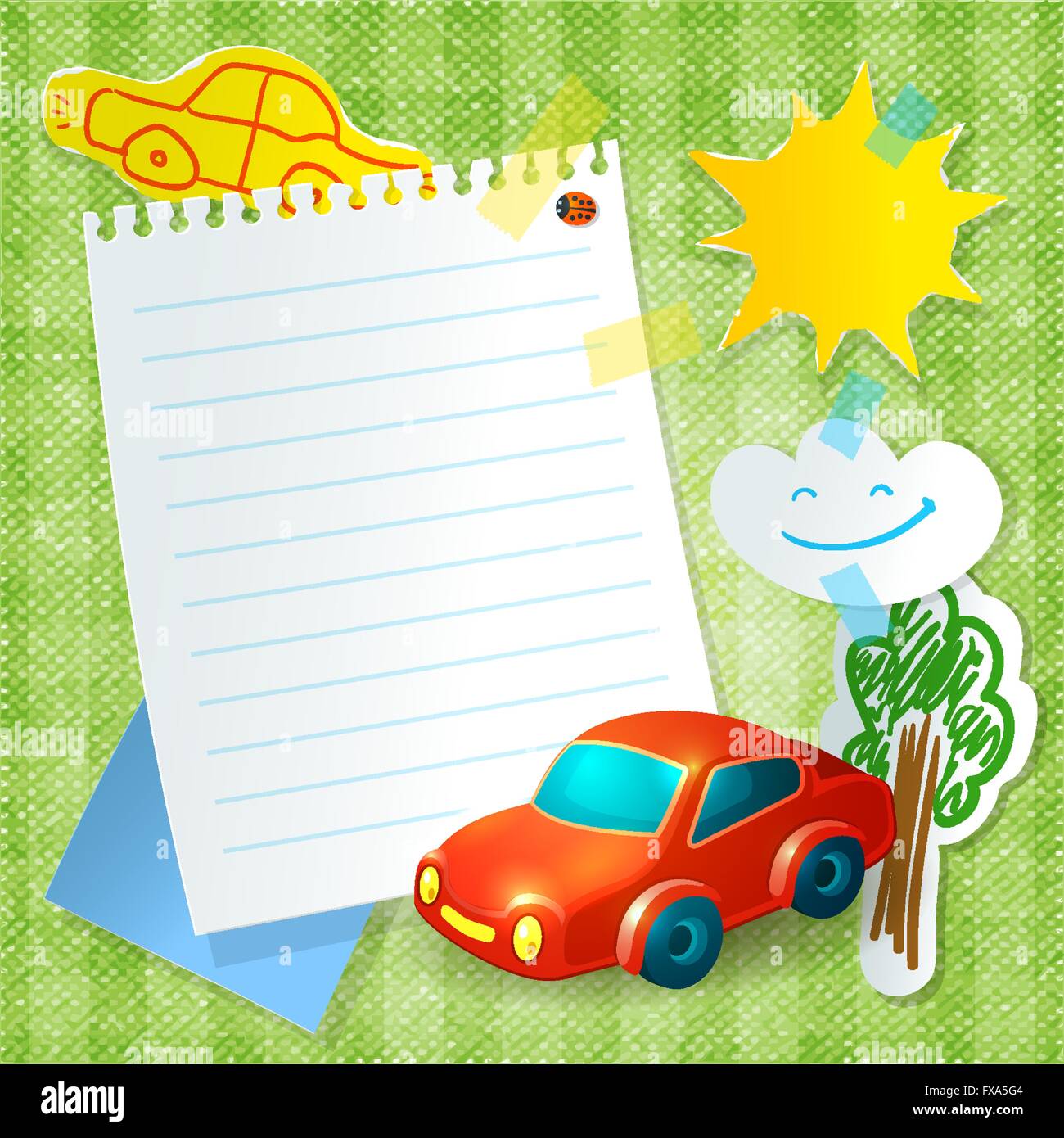 Toy car layout Stock Vector Images - Alamy