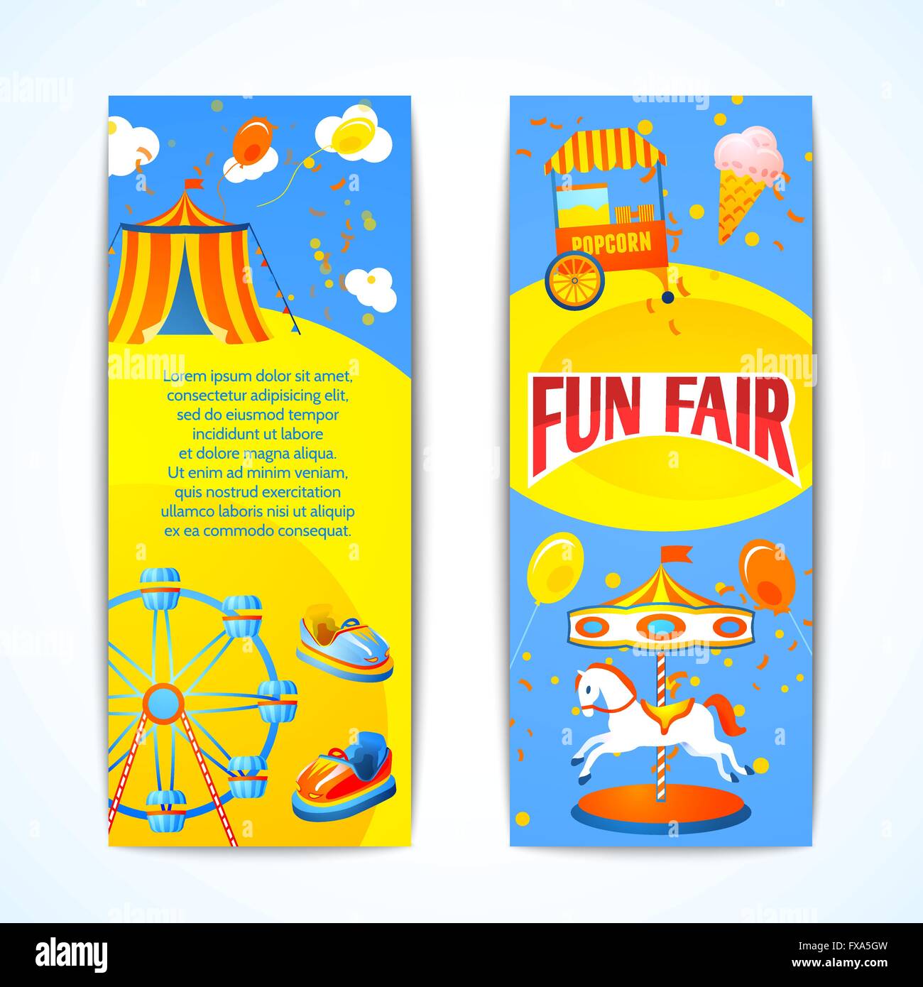 Carnival theme banners hi-res stock photography and images - Alamy