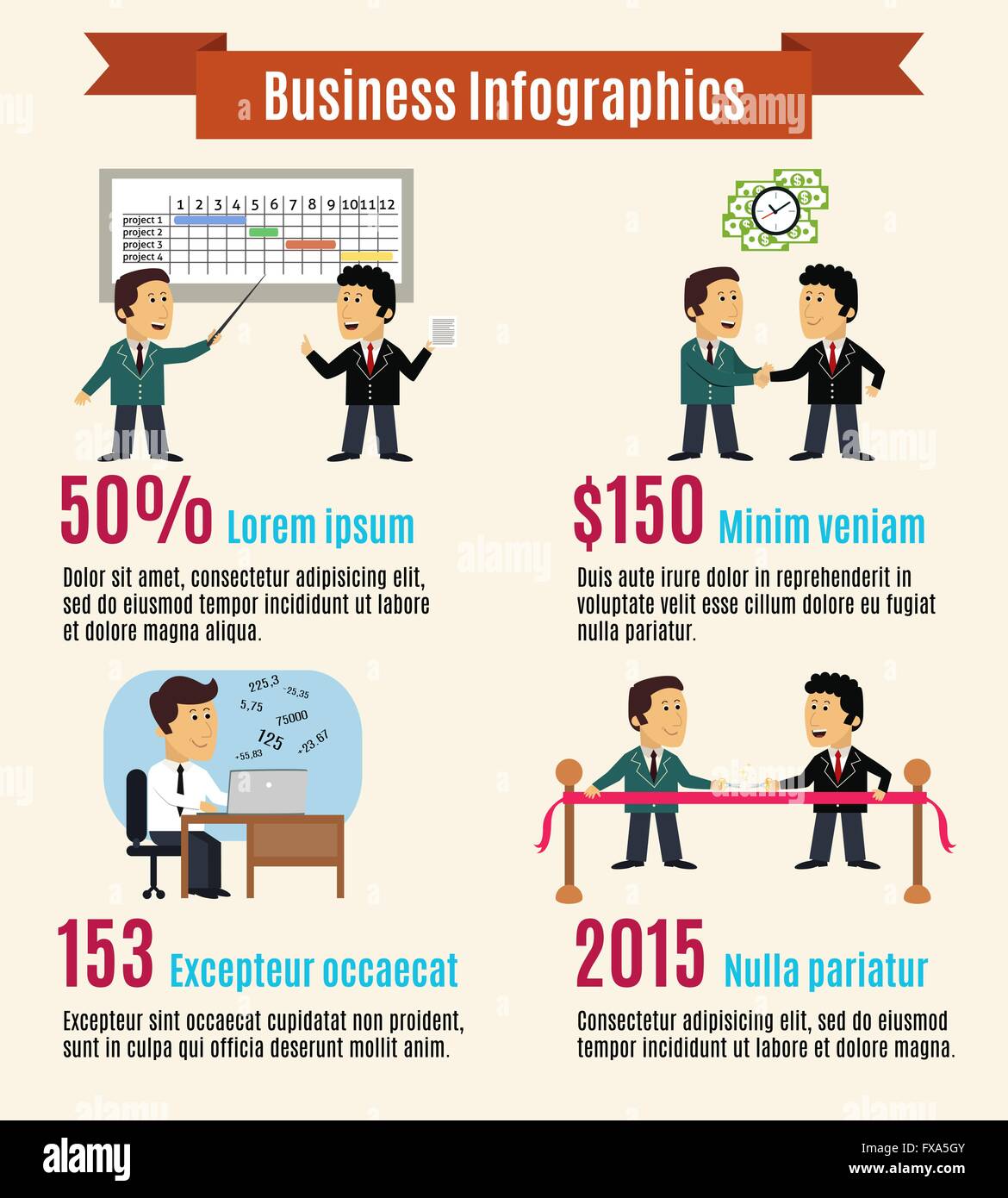 Business infographic set Stock Vector Image & Art - Alamy