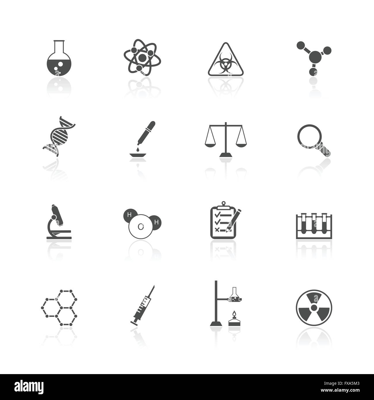 Chemistry graphic art Black and White Stock Photos & Images - Alamy