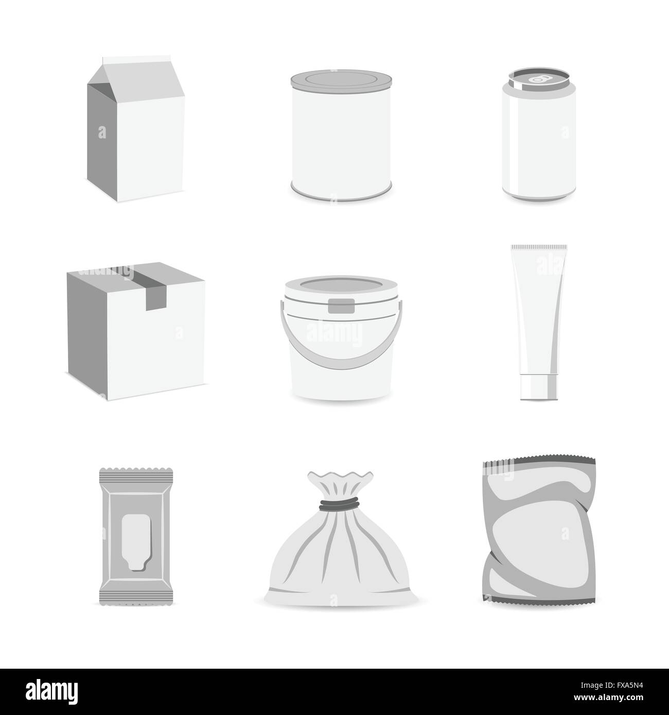 Pack container icon flat Stock Vector Image & Art - Alamy