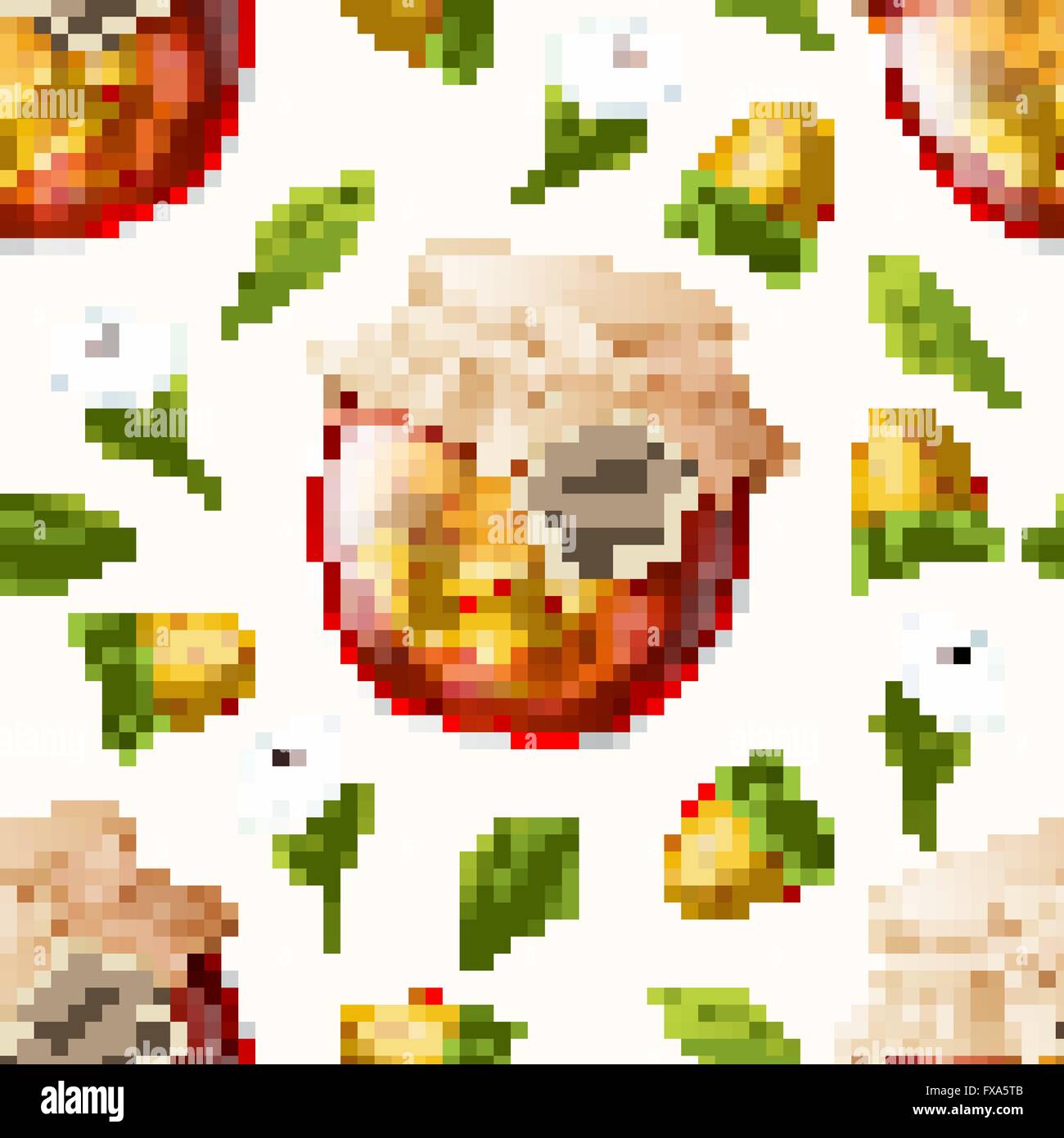 Strawberry glass cover Stock Vector Images - Alamy