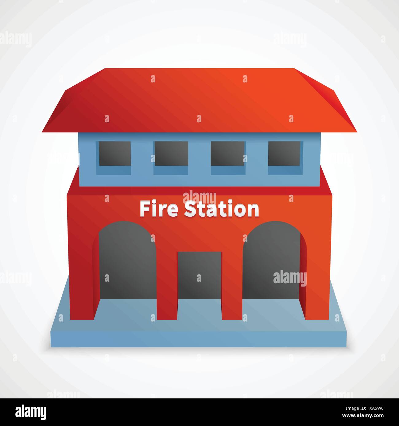 Fire station building Stock Vector Image & Art - Alamy