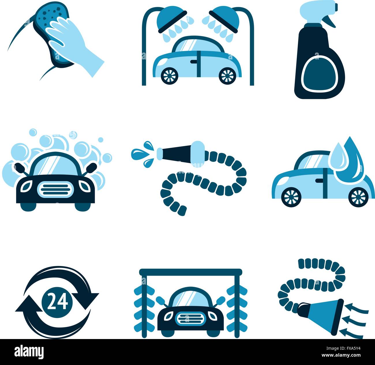 Window car with foam Stock Vector Images - Alamy