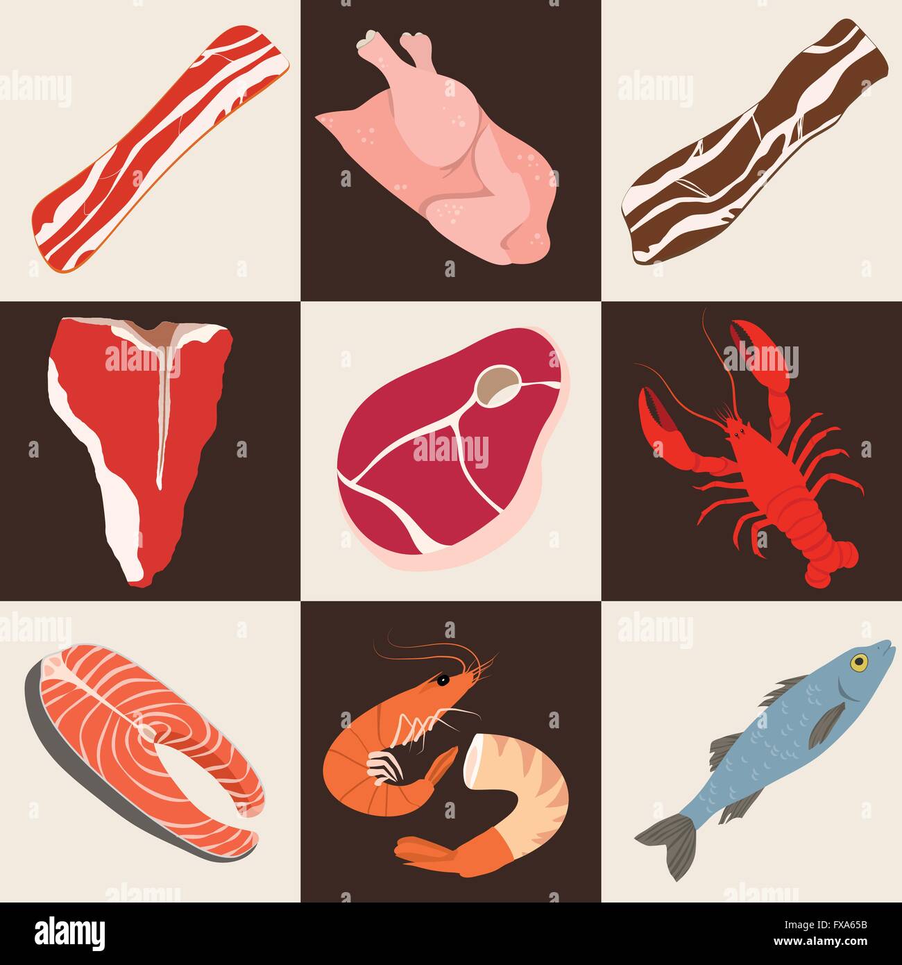 Cattle fish Stock Vector Images - Alamy