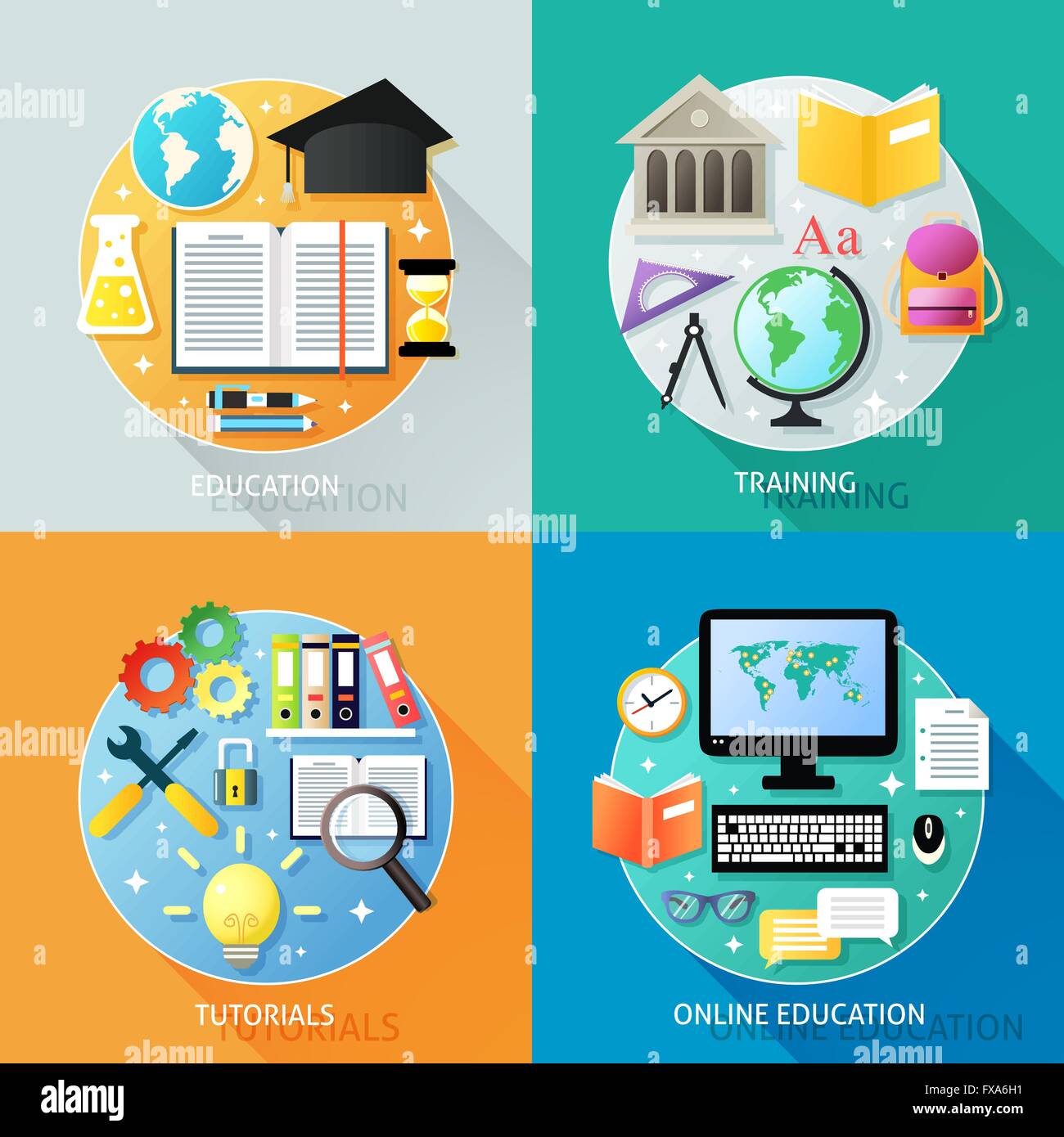 Business education concept Stock Vector Image & Art - Alamy