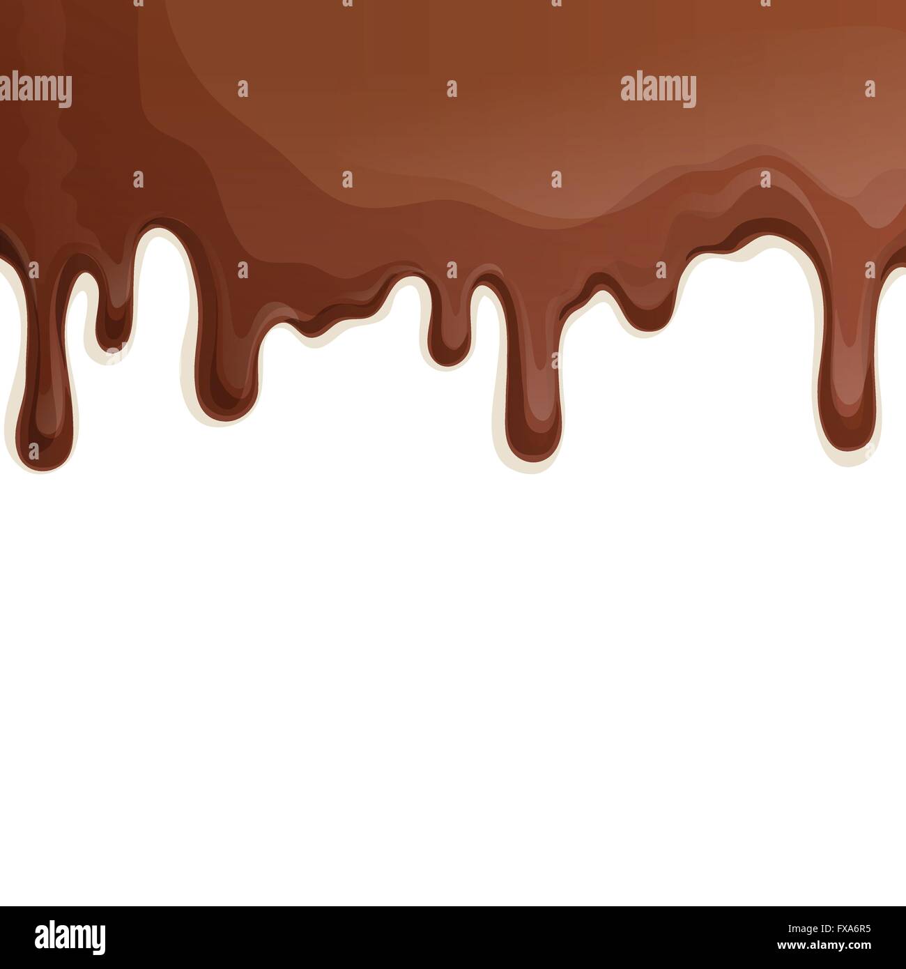 Milk chocolate drips background Stock Vector Image & Art - Alamy