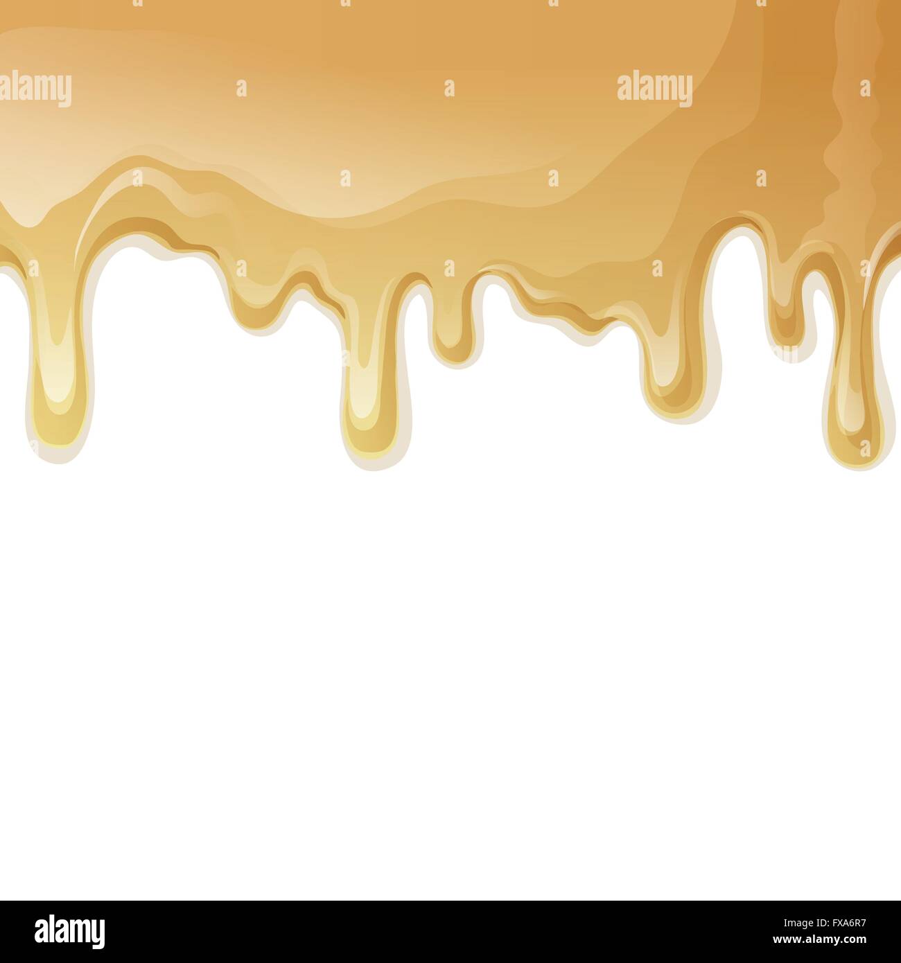 Caramel drips background Stock Vector Image & Art - Alamy