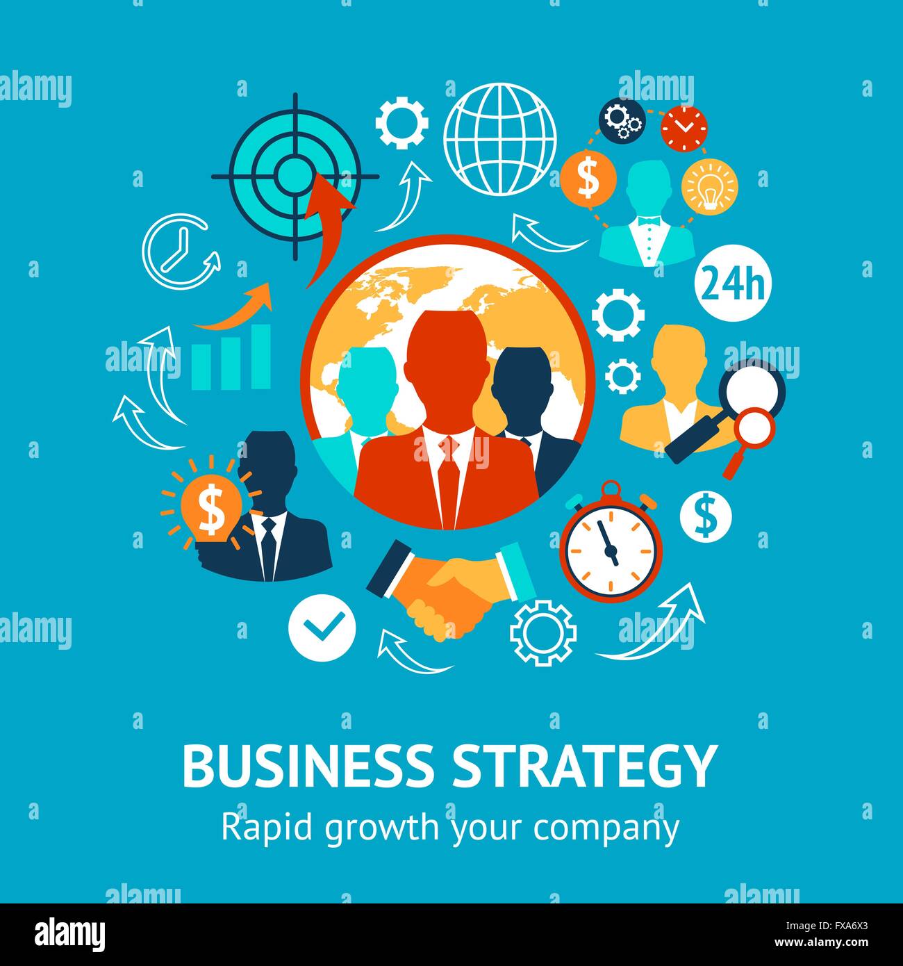Business and management modern concept Stock Vector Image & Art - Alamy