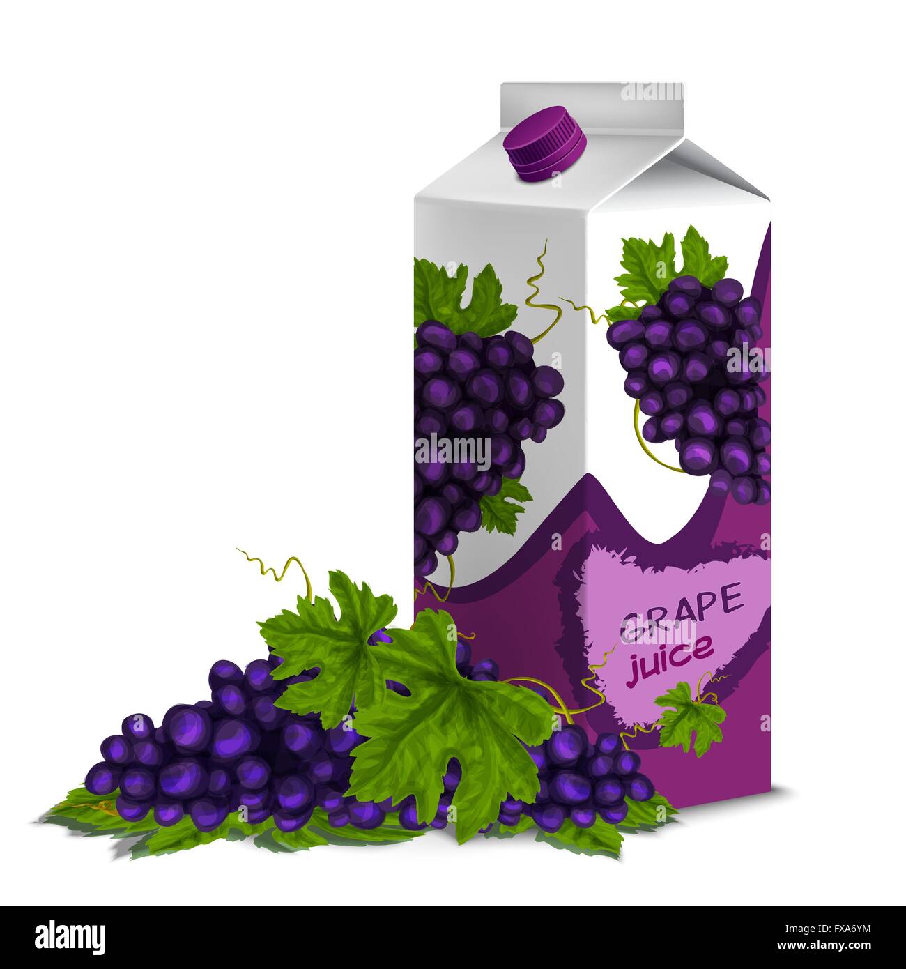 Bottle natural grape seed Stock Vector Images - Alamy