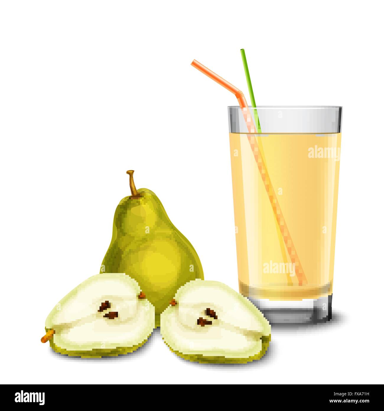 Glass half full concept Stock Vector Images - Alamy