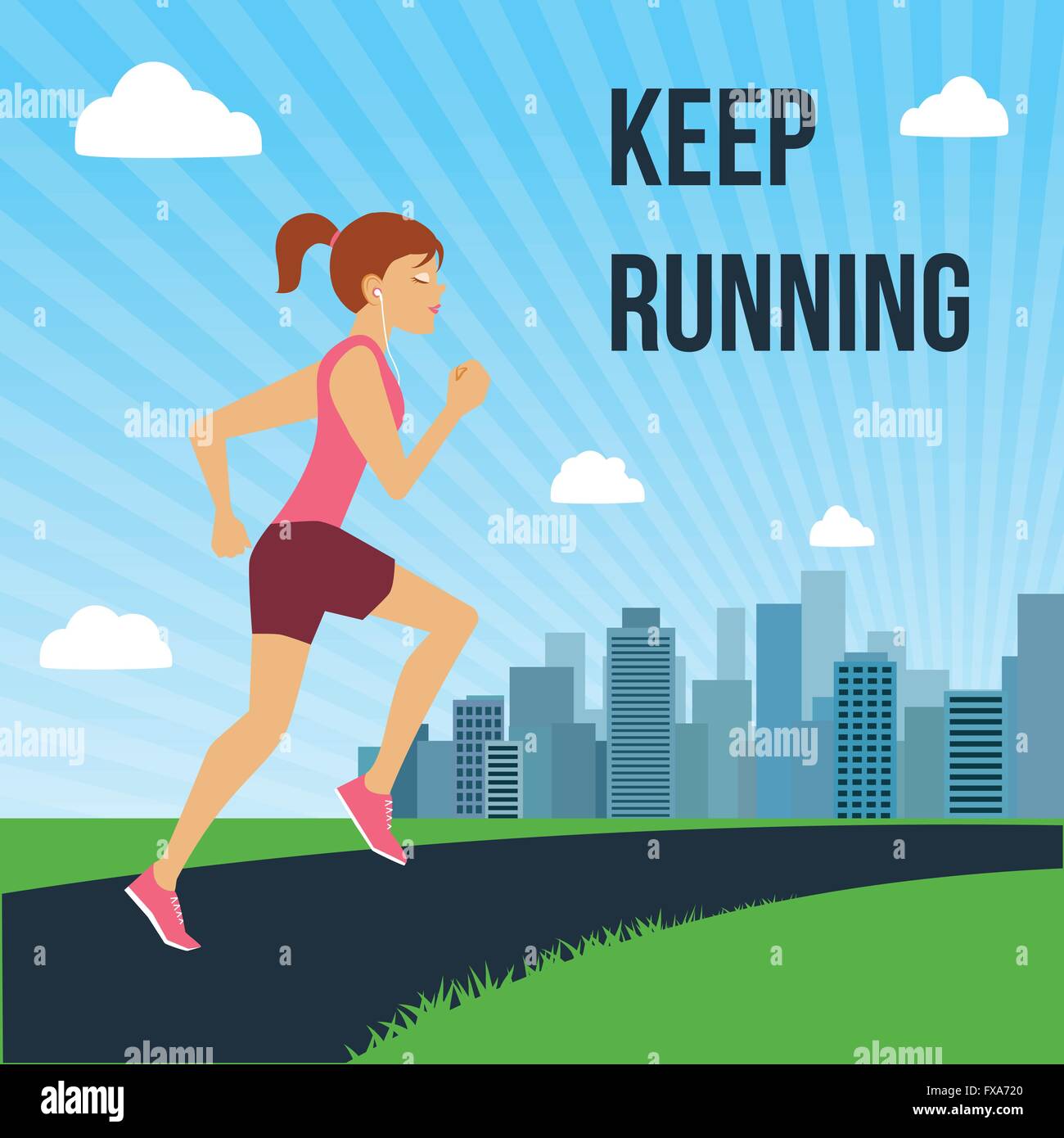 People running for cover Stock Vector Images - Alamy