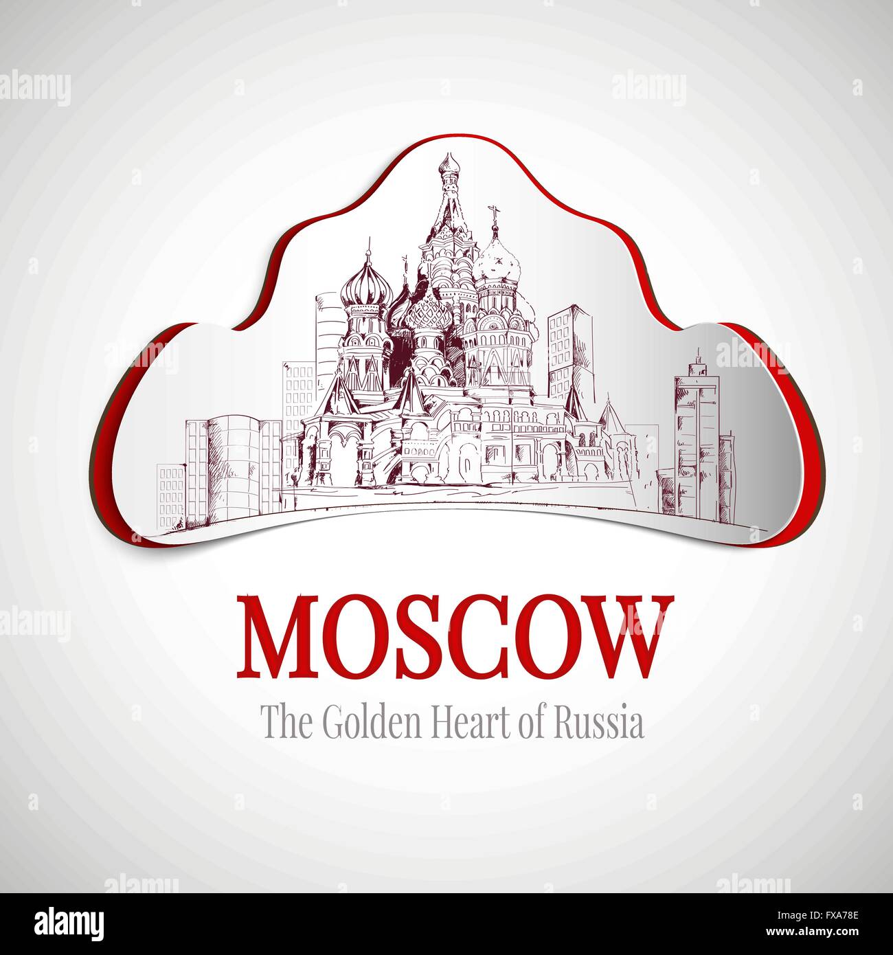 Moscow city emblem Stock Vector Image & Art - Alamy