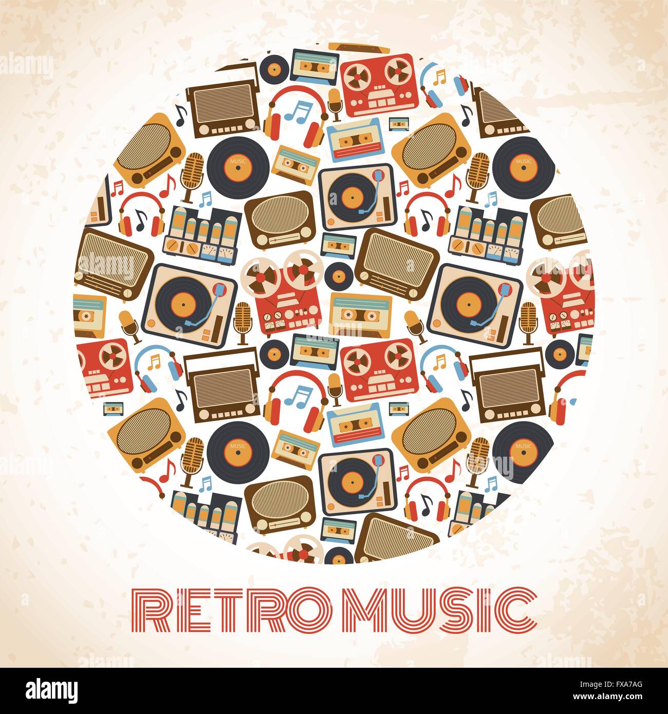 Retro music poster Stock Vector Image & Art - Alamy