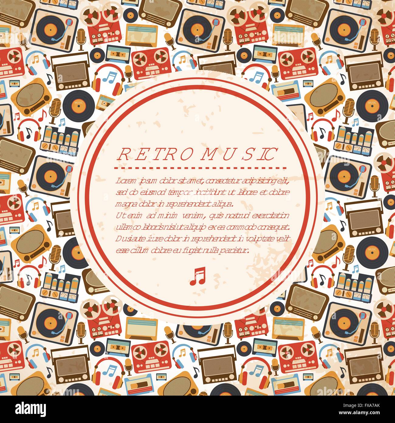 Retro music poster Stock Vector Image & Art - Alamy