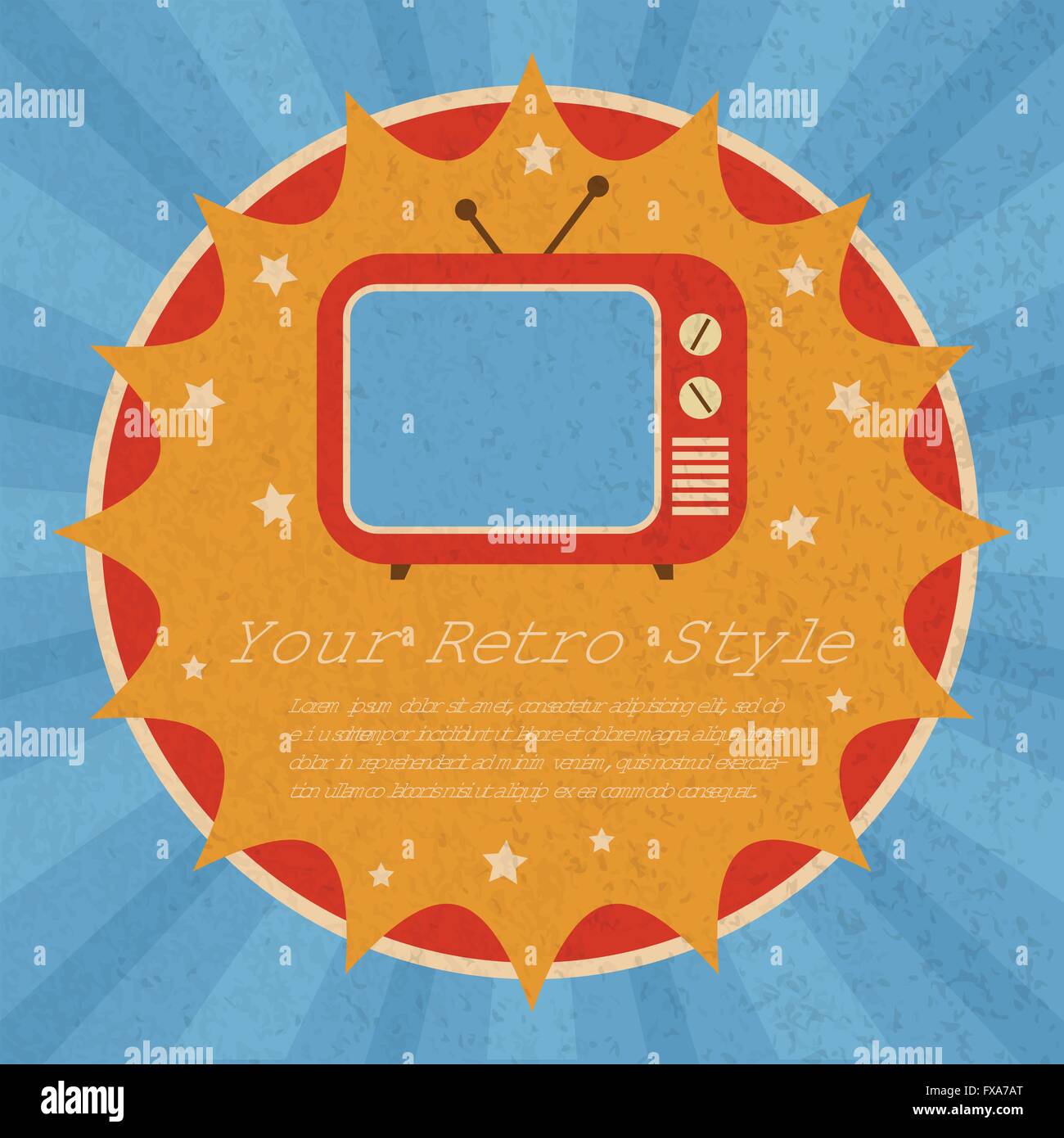 Retro style poster Stock Vector Image & Art - Alamy