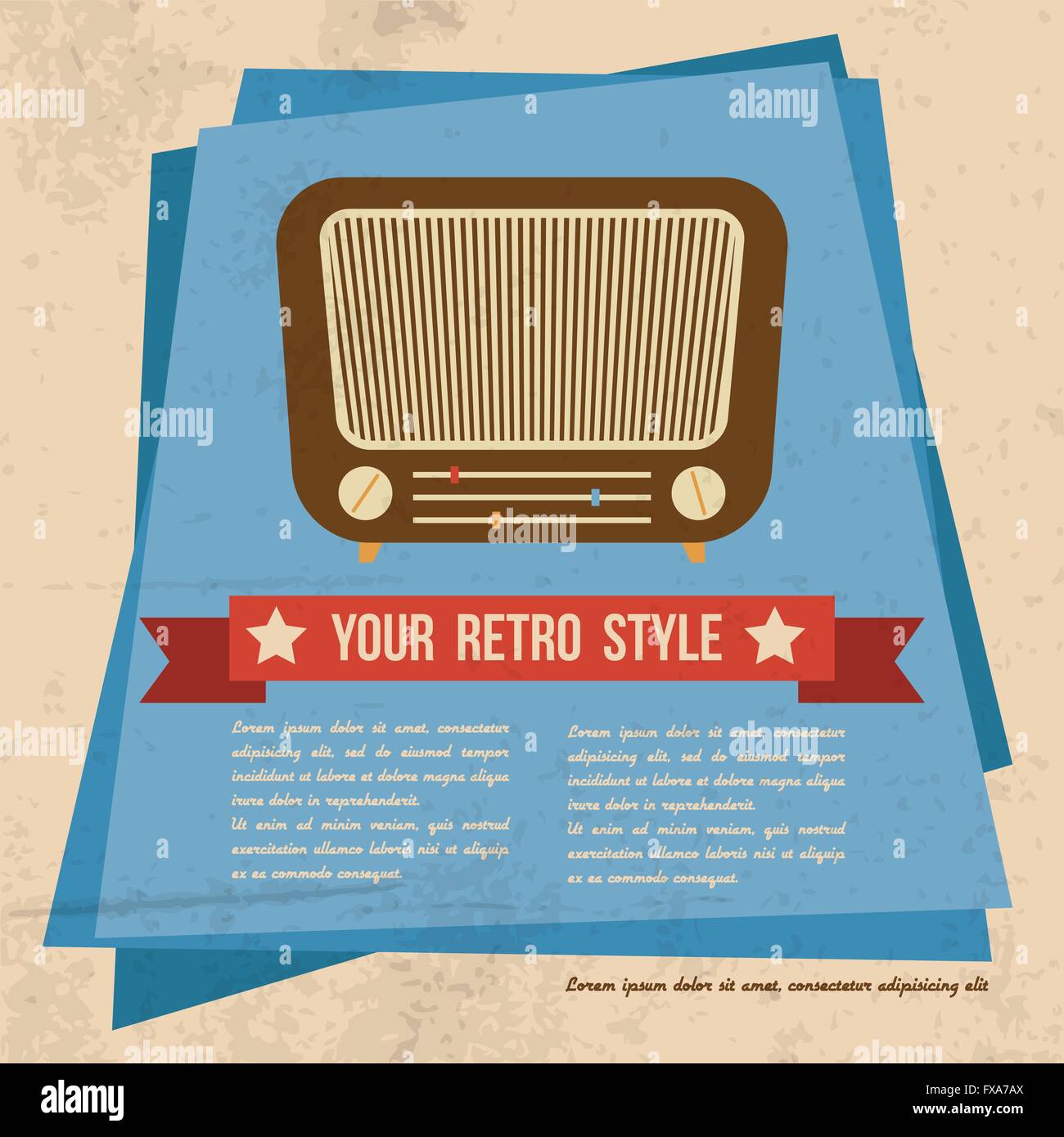 Retro style poster Stock Vector Image & Art - Alamy