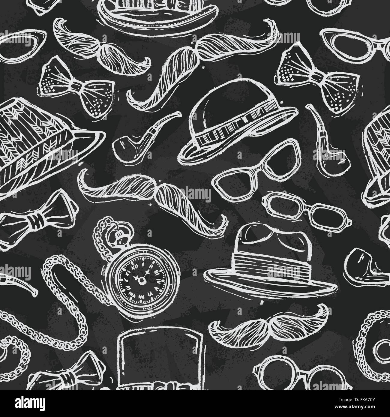 Man mustache pattern seamless Stock Vector Images - Alamy