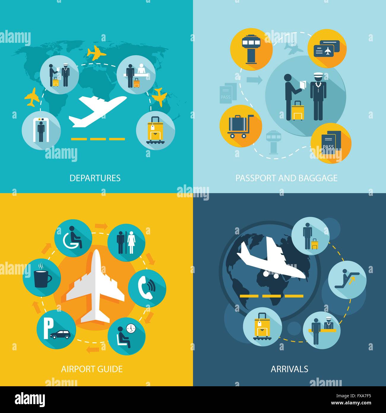 Terminal coffee Stock Vector Images - Alamy