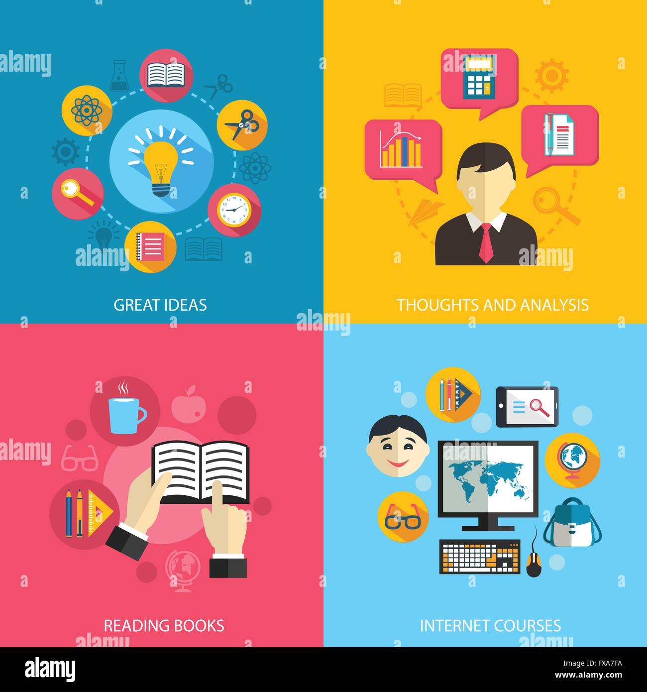 Education learning concept Stock Vector Image & Art - Alamy