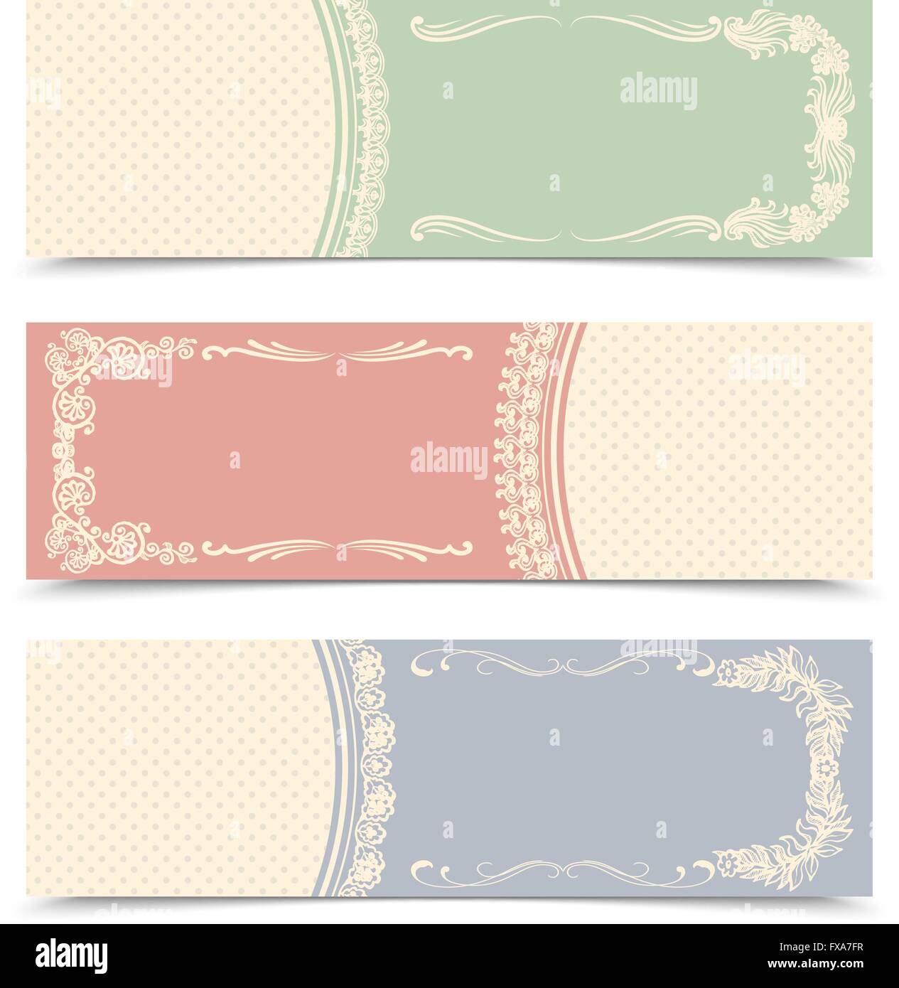 Blank decorative banners Stock Vector Image & Art - Alamy