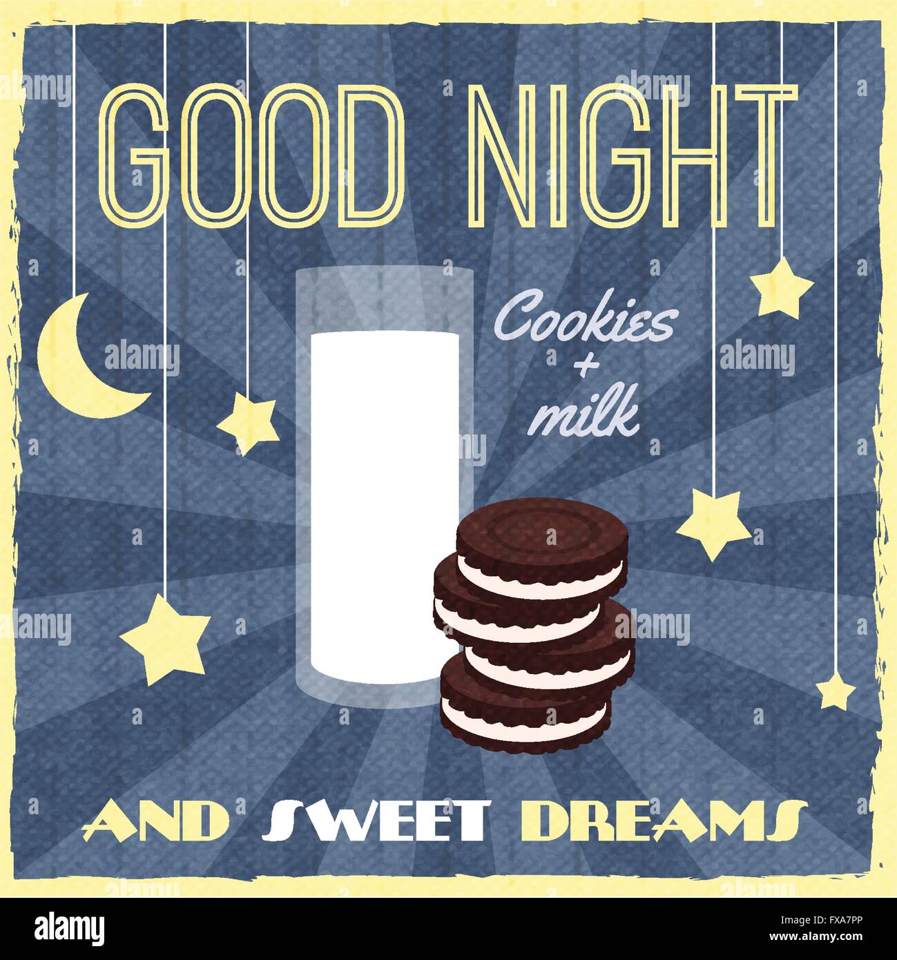 Sweets retro poster Stock Vector Image & Art - Alamy