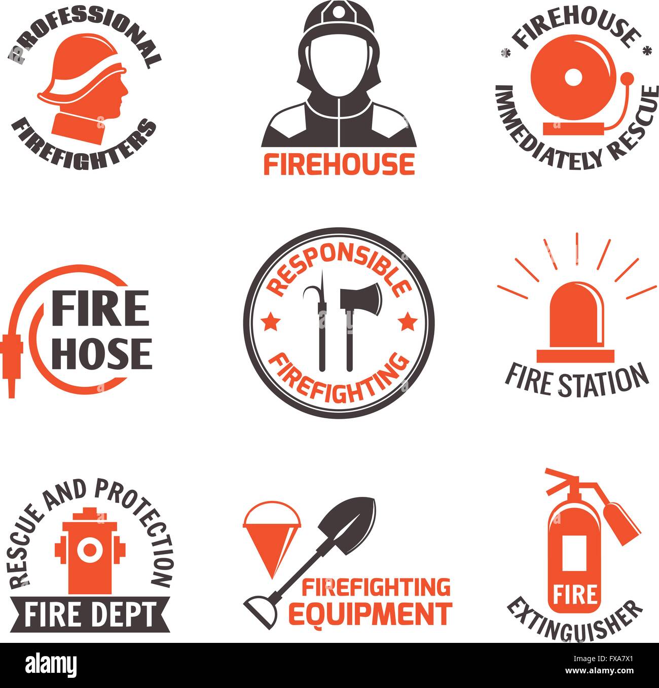 Firefighting badge hi-res stock photography and images - Alamy
