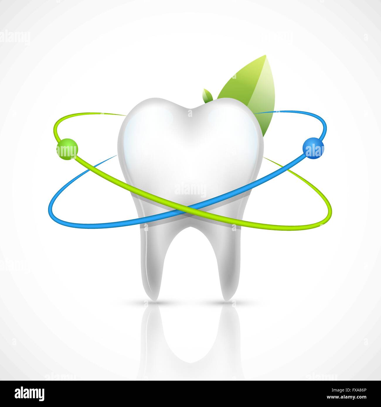 White realistic tooth icon hi-res stock photography and images - Alamy
