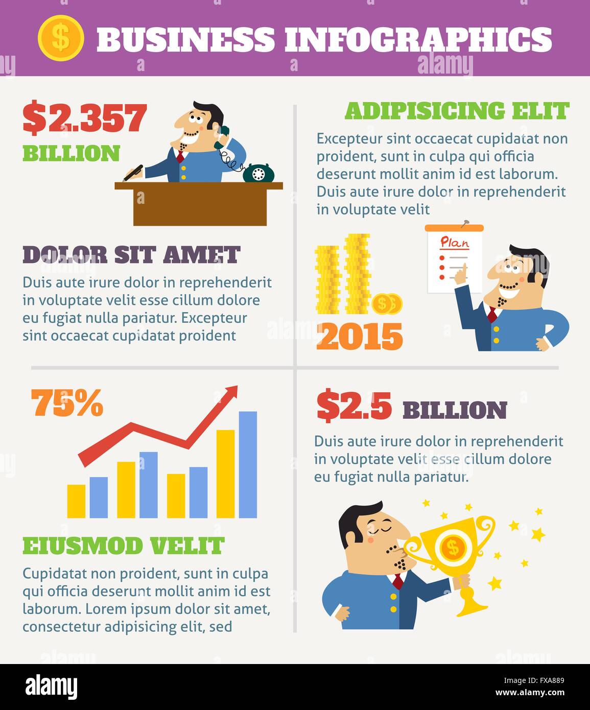 Business life infographics Stock Vector Image & Art - Alamy