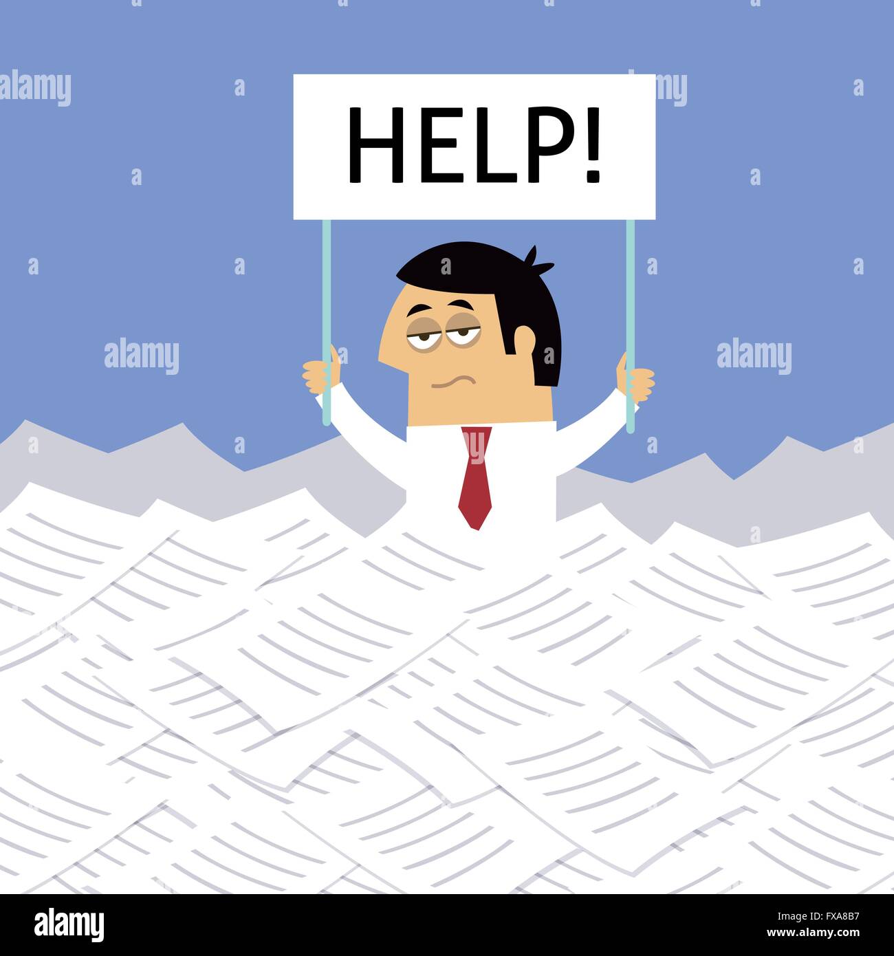 Under papers Stock Vector Images - Alamy