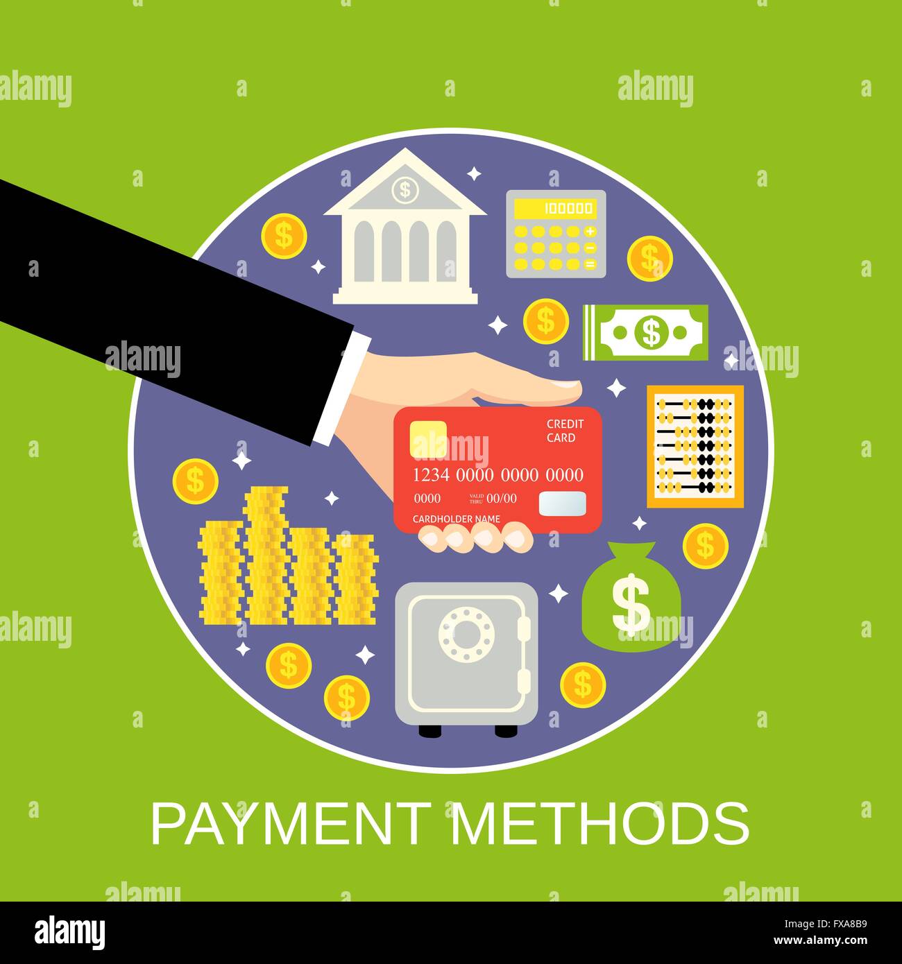 Payment methods concept Stock Vector Image & Art - Alamy