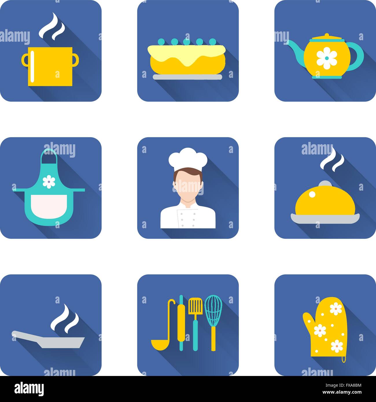Cooking icons set Stock Vector Image & Art - Alamy