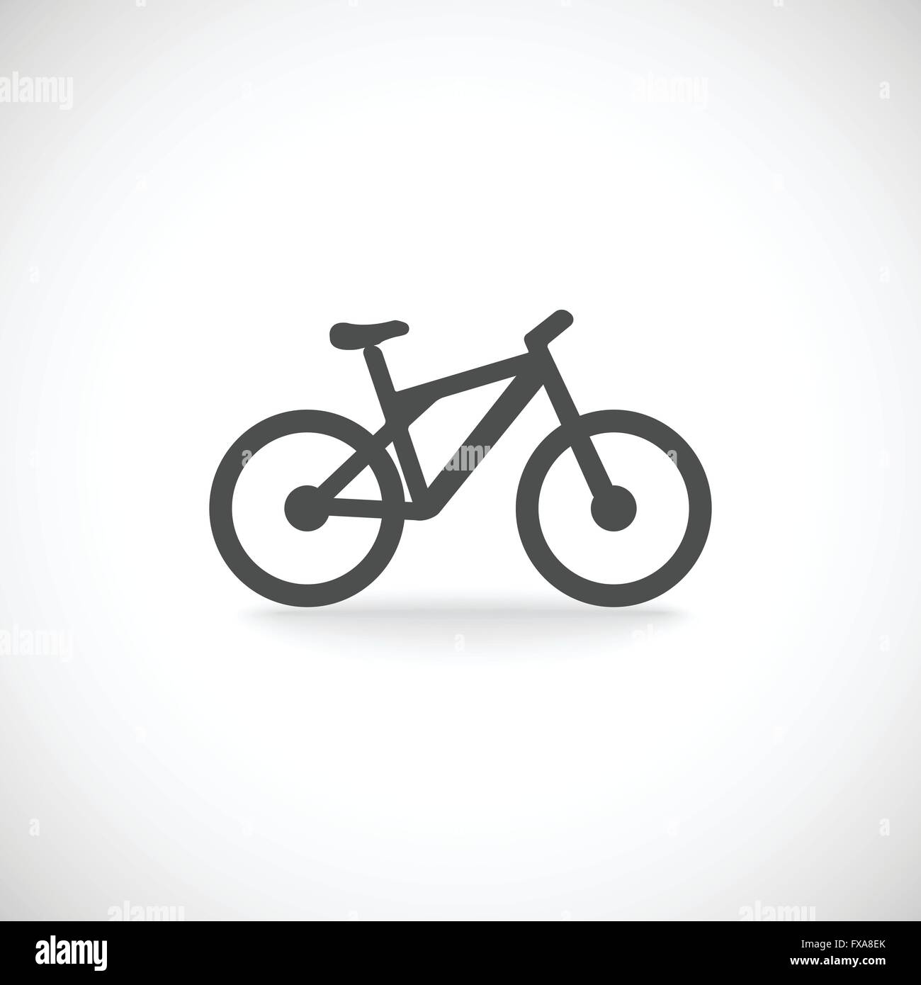 Bicycle vector isolated icon Stock Vector Images - Alamy