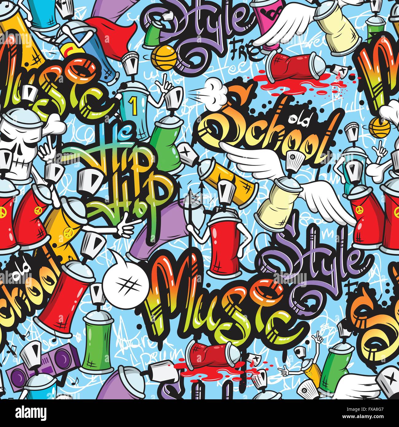 Cartoon Graffiti Drawings