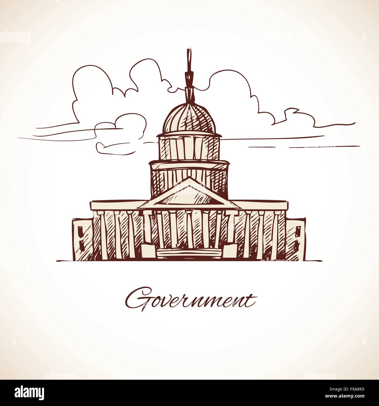 Political cartoon white house Stock Vector Images - Alamy
