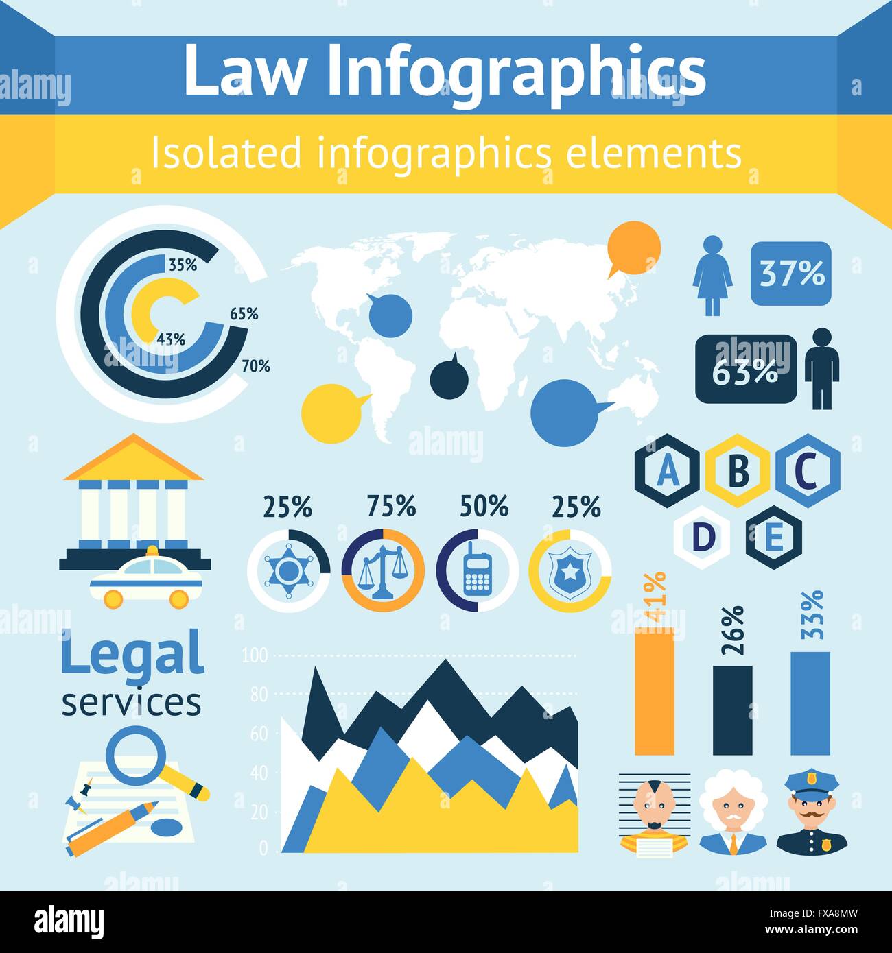 Law and justice infographics Stock Vector Image & Art - Alamy