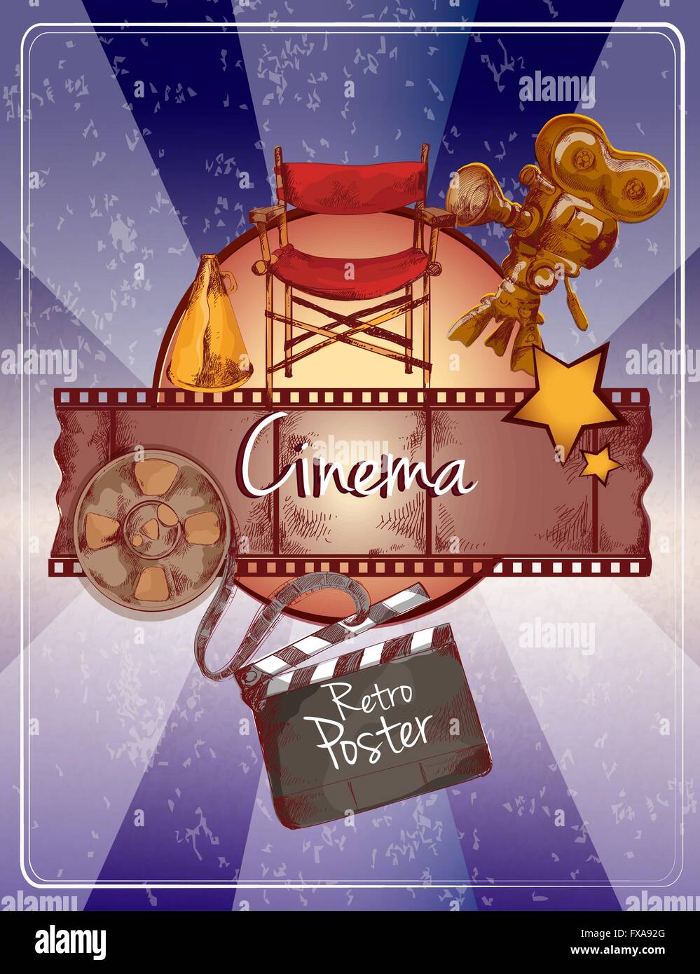 Sketch cinema poster Stock Vector Image & Art - Alamy