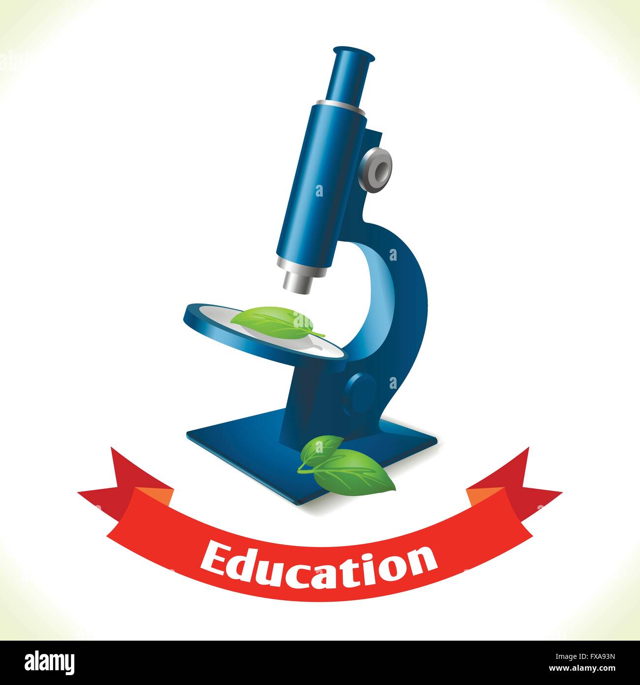 Education Icon Microscope Stock Vector Image And Art Alamy