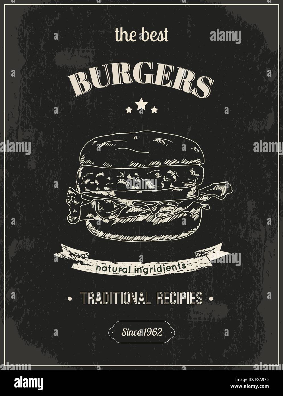 Hamburger poster hi-res stock photography and images - Alamy