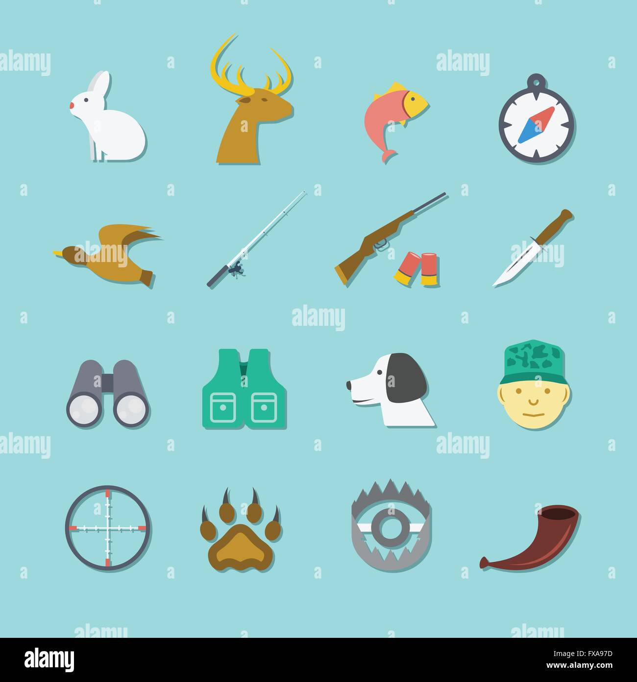 Hunting shooting set hi-res stock photography and images - Alamy