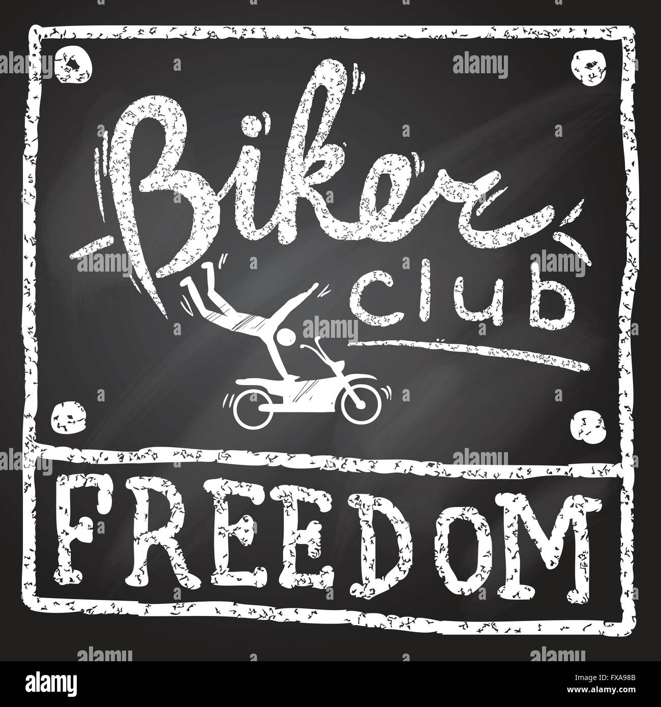 motobikers club poster Stock Vector Image & Art - Alamy