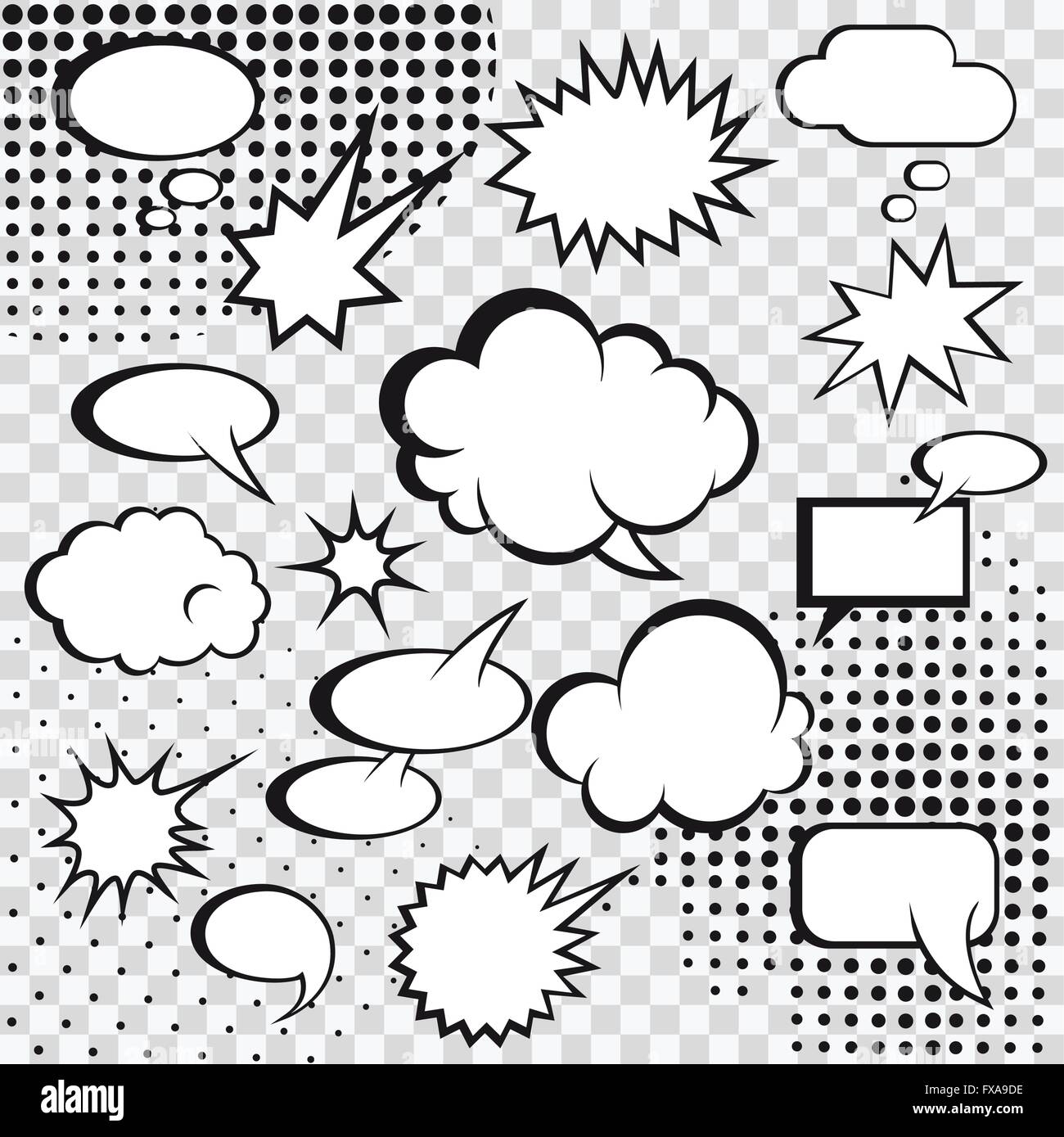 Comic book design background Black and White Stock Photos & Images - Alamy