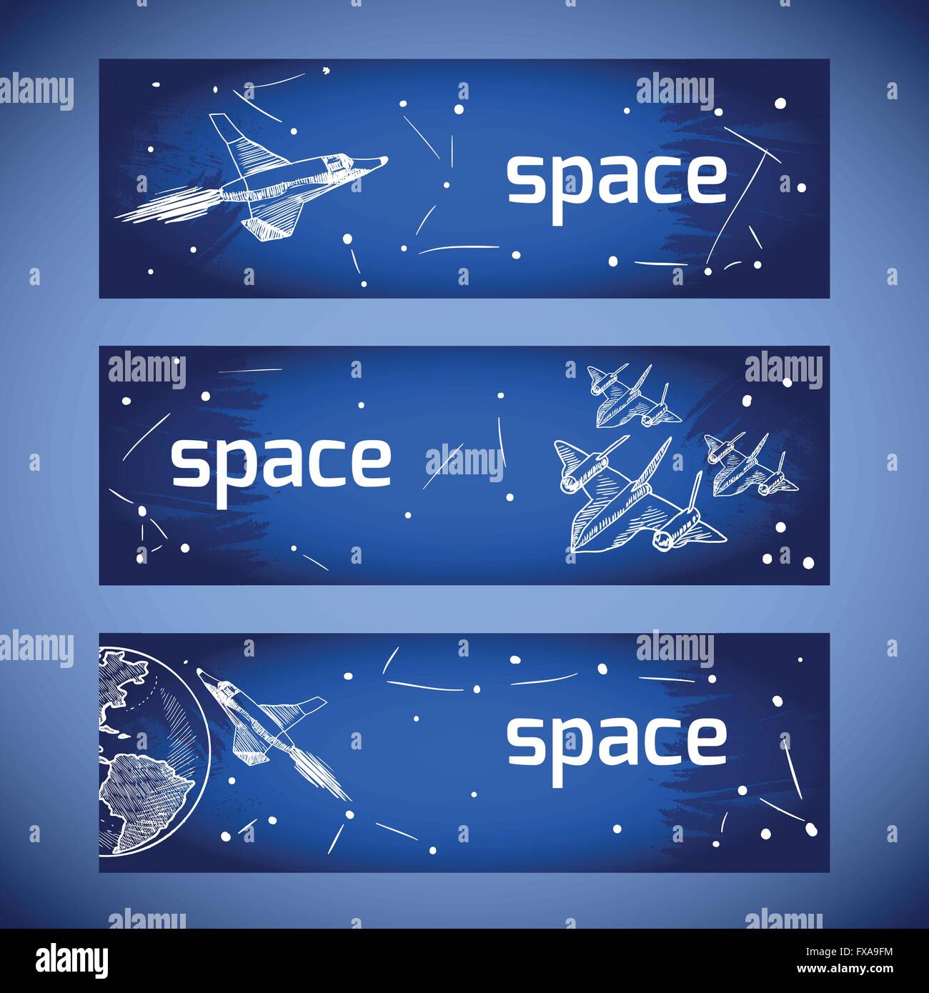 Aircraft icons banners Stock Vector Image & Art - Alamy