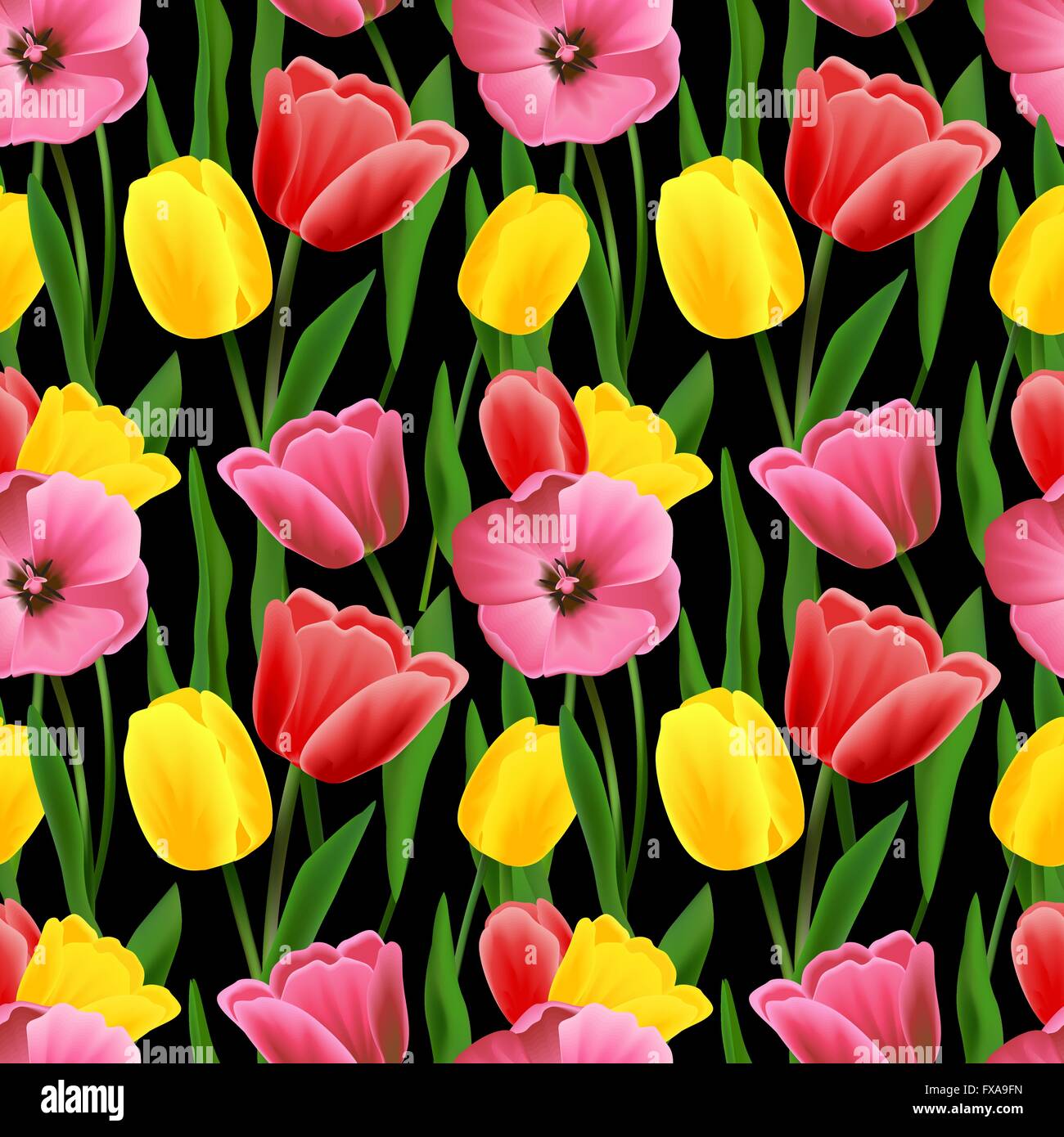 Pink paper tulip on Stock Vector Images - Alamy