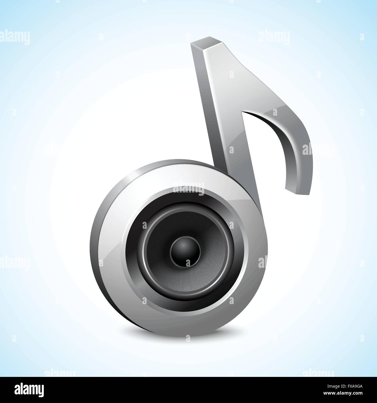 Speaker sound signal black Stock Vector Images - Alamy