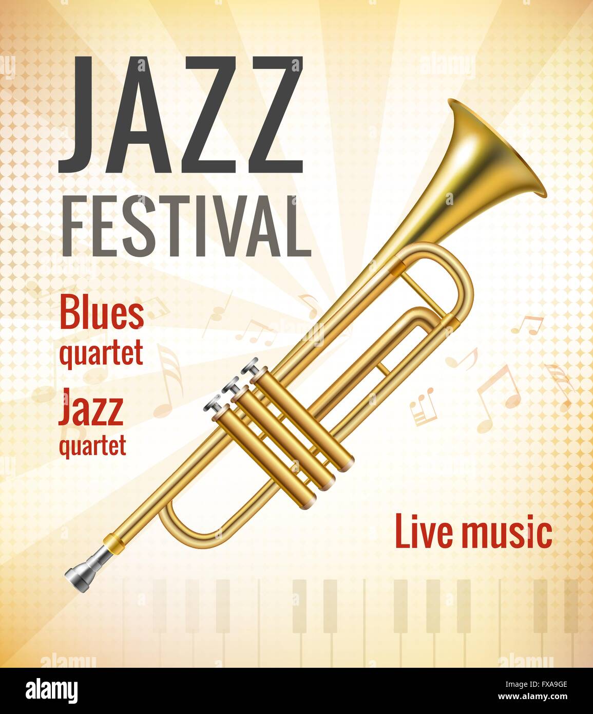 Jazz concert poster Stock Vector Image & Art - Alamy